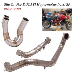 Slip On For DUCATI Hypermotard 950 SP 2019 20 2021 Motorcycle Exhaust ...