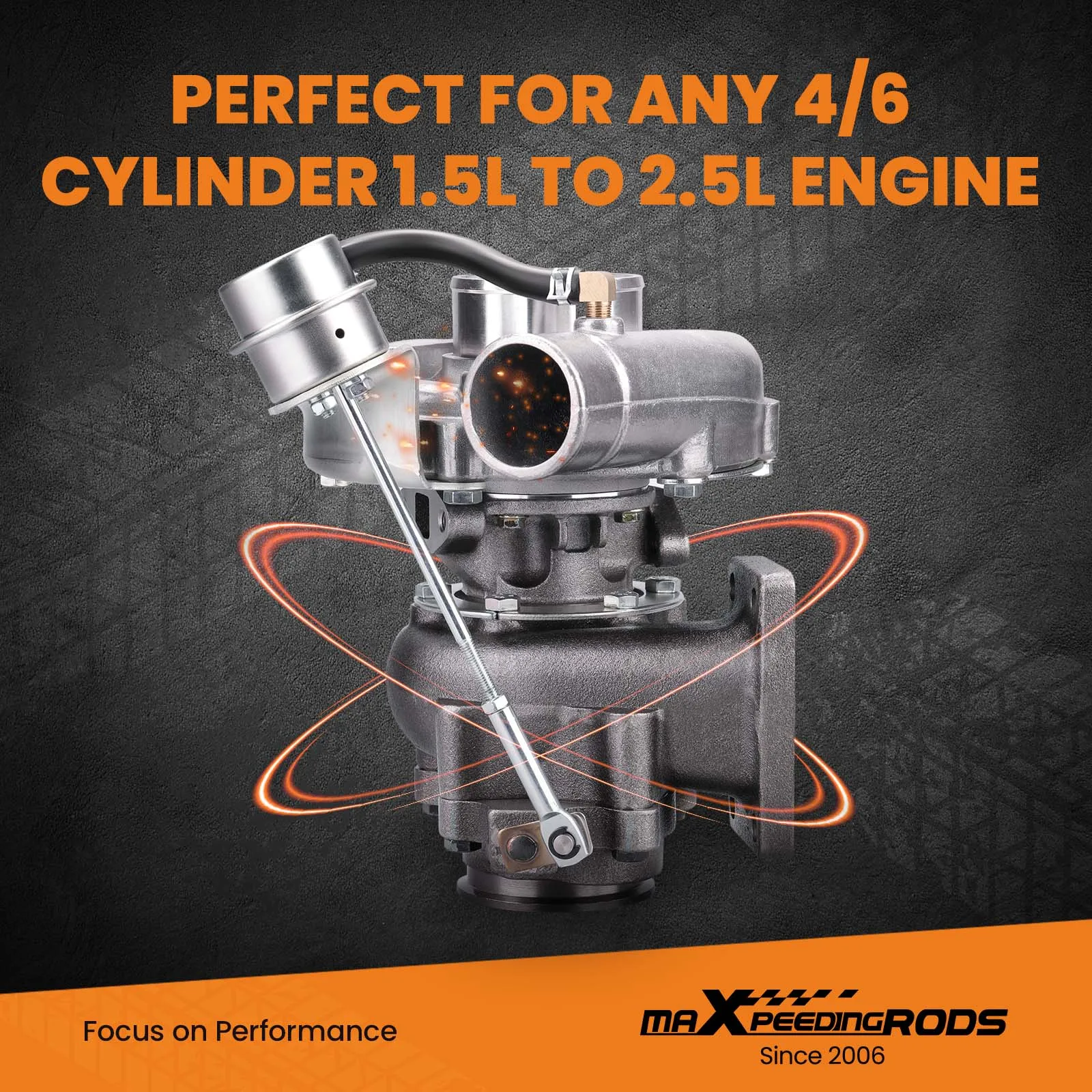 Hybrid T3 T4 A/R .63 A/R .50 V-Band Turbo Turbocharger for 4 6 Cylinder ...