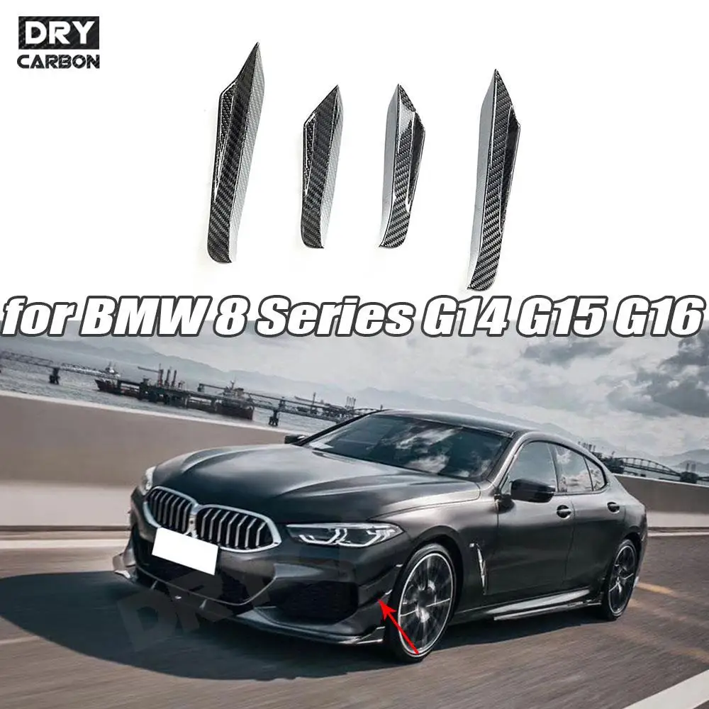 For BMW 8 Series 840i G14 G15 G16 2019 2020 Dry Carbon Fiber Front ...