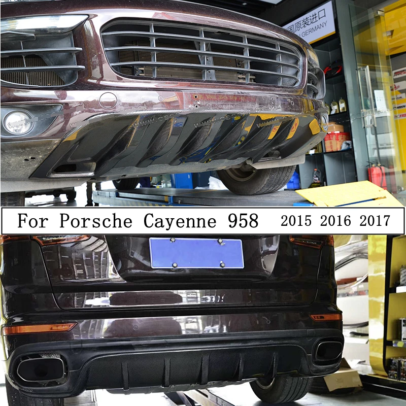 For Porsche Cayenne 958 2015 2016 2017 High Quality Real Carbon Fiber ...