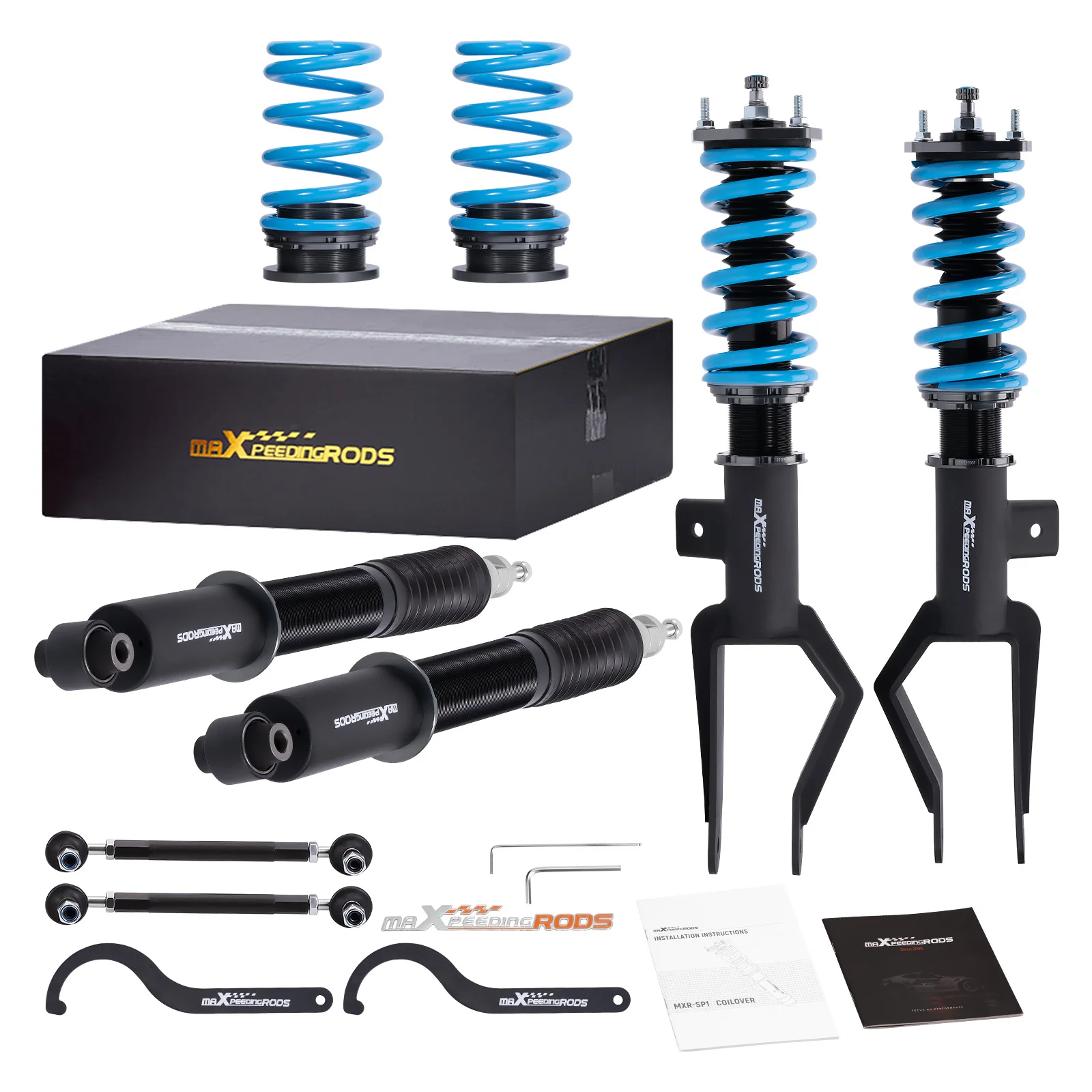 24 Ways Adjustable Damper Coilover Suspension Strut For Tesla Model 3 ...